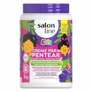 Salon Line Kids Shiny Curls Combing Cream - 1Kg » Wavy Hair