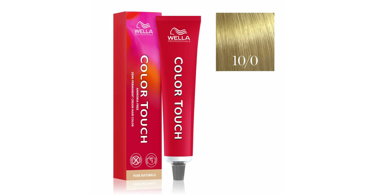 Wella Color Touch Demi-Permanent Hair Colour 10/0 - 60Ml » Hair...
