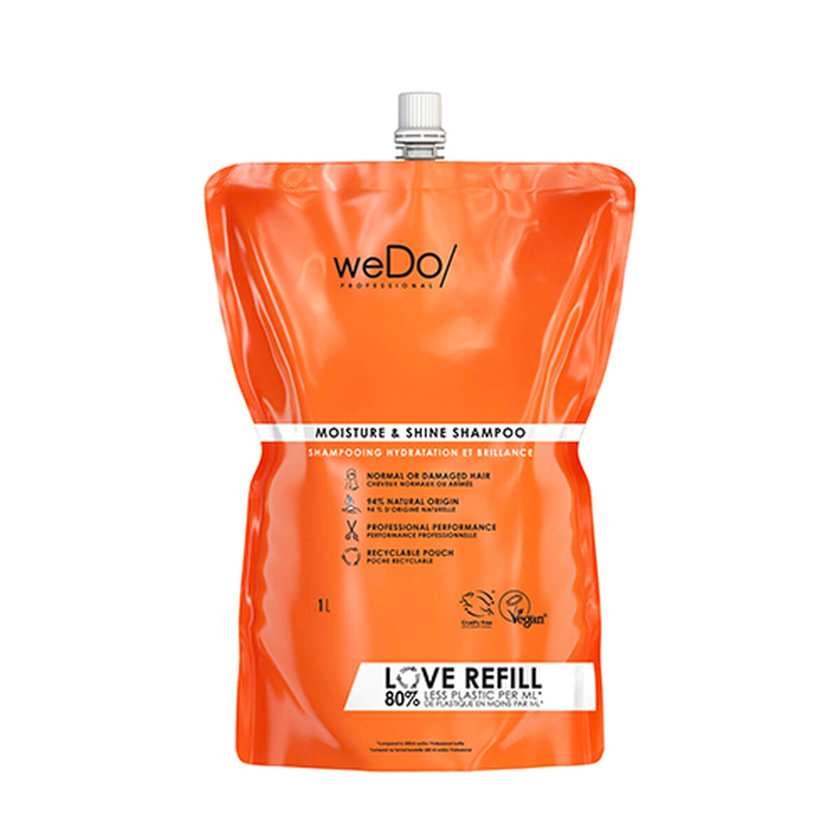 Wedo Pro Moisture And Shine Shampoo Refill Normal Or Damaged Hair...
