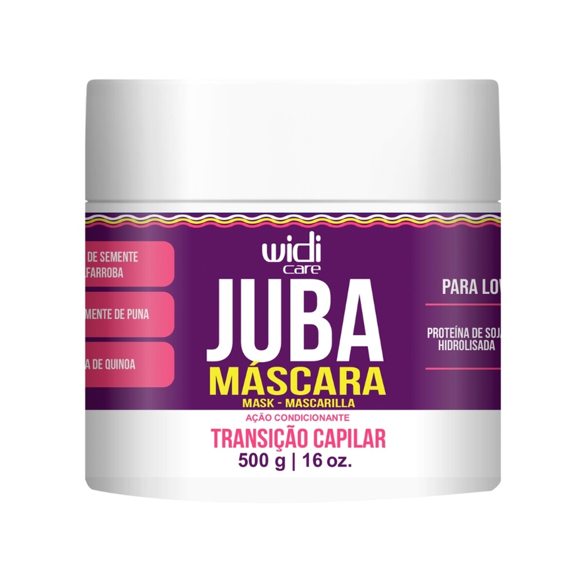 Mascarilla Juba Transición Capilar | Widi Care Fortificante Vegana
