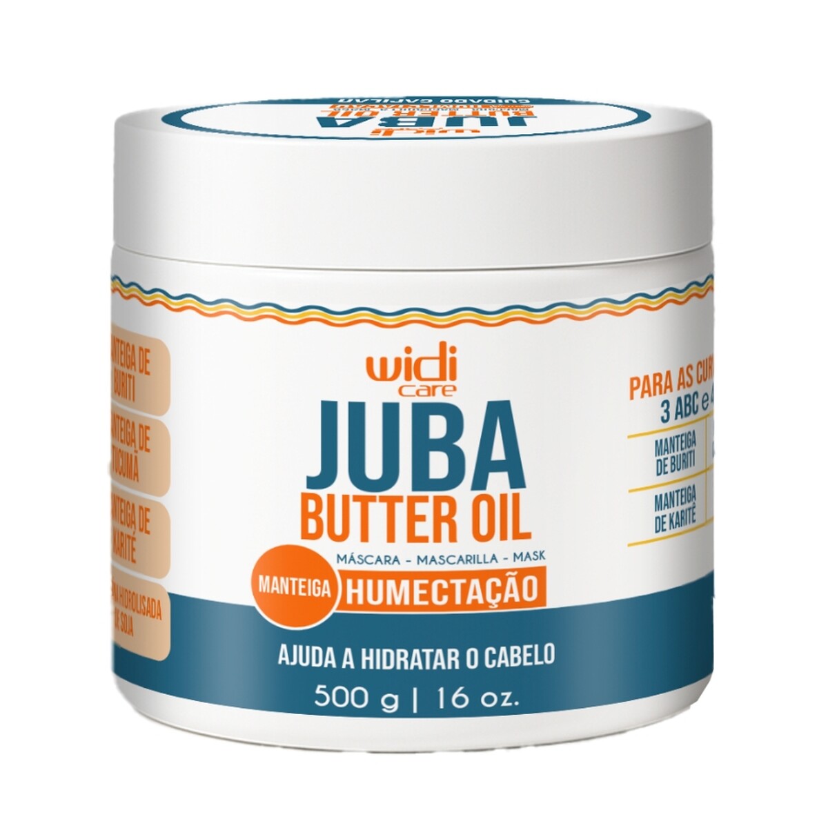 Widi Care Juba Butter Oil Moisturizing Mask - 500G » Wavy Hair