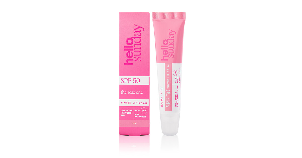 Hello Sunday Tinted Lip Balm Fps 50 The Rose One - 15Ml