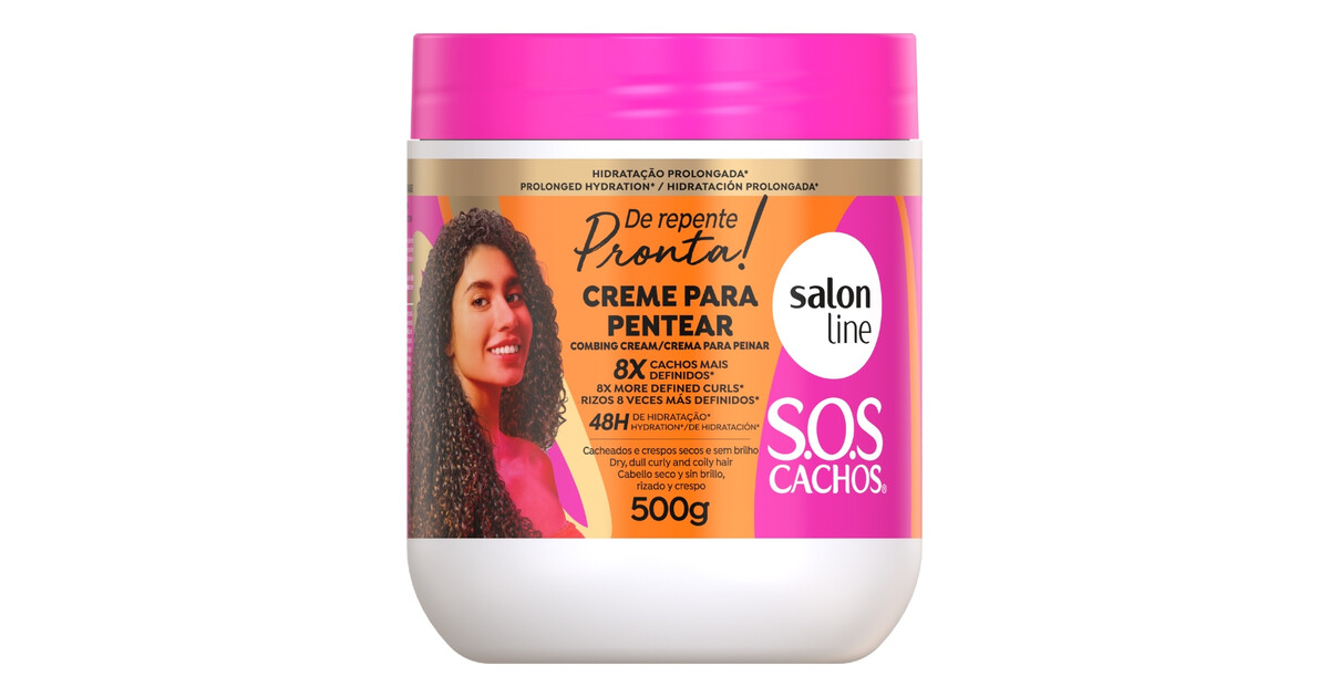 Salon Line Sos De Repente Pronta Combing Cream For Curly Hair