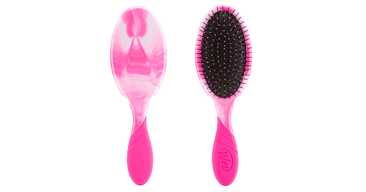 Wet Brush Pro Detangler Color Shock Hair Brush - Bublegum