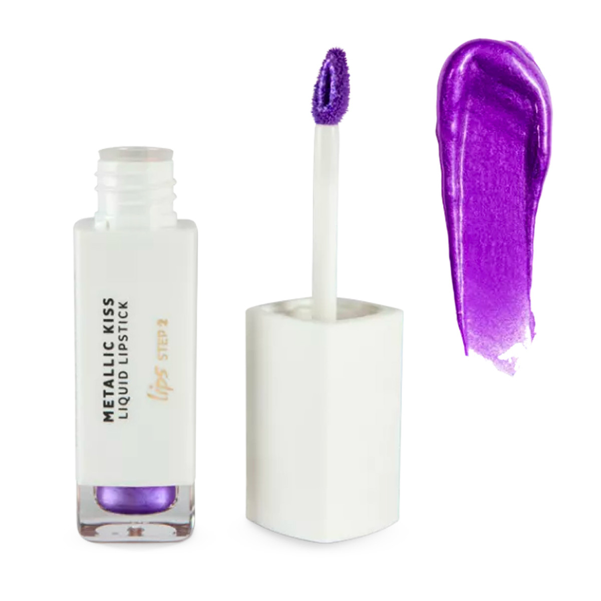 Andreia Metallic Kiss Liquid Lipstick - 08 Purple Rain » Lips