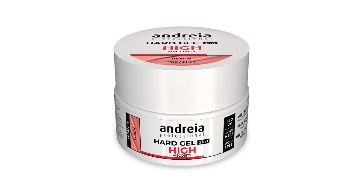 Andreia Hard Gel 2In1 Construction Gel High Viscosity Peach - 44G...