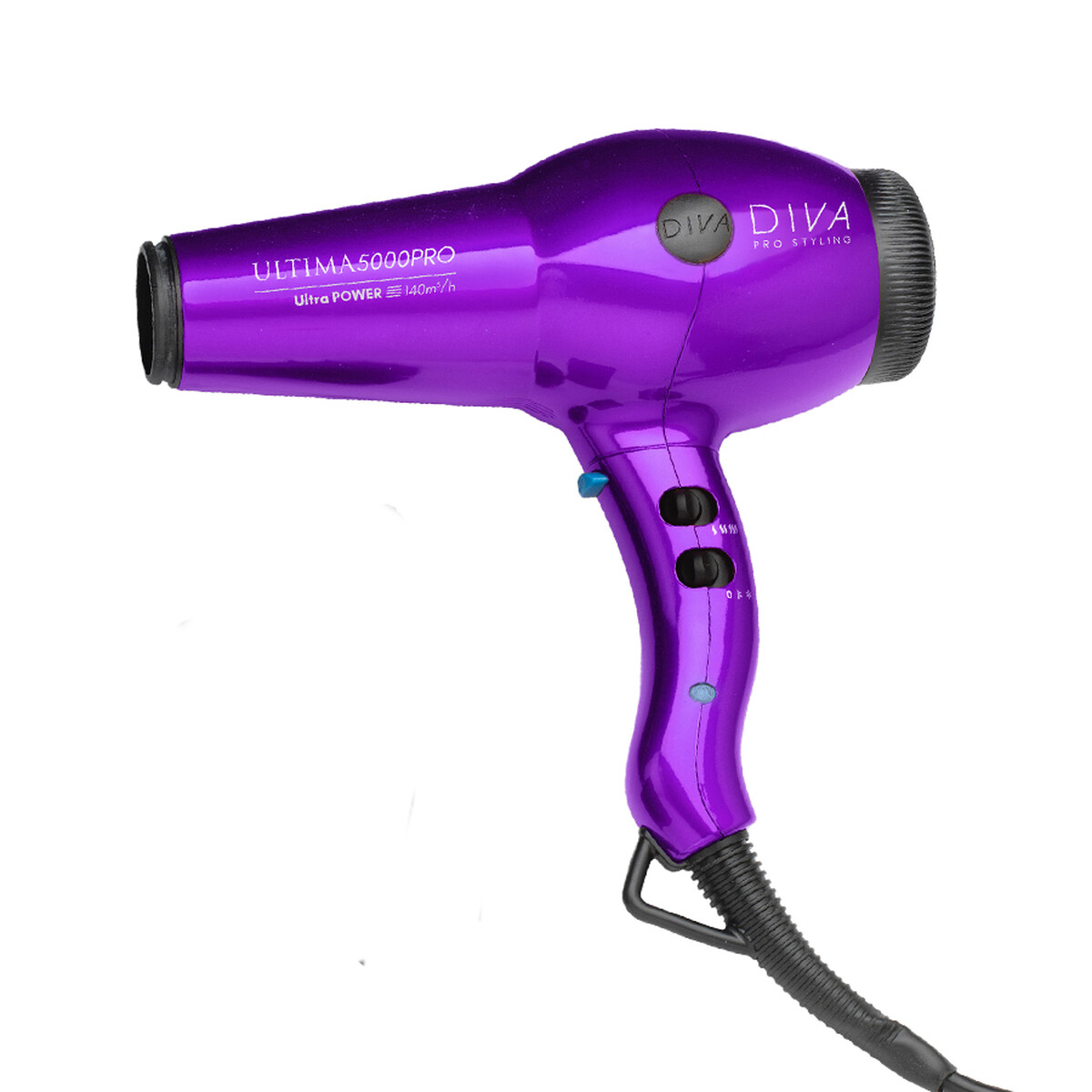 Diva Pro Styling Ultima 5000 Pro Secador De Cabelo Roxo