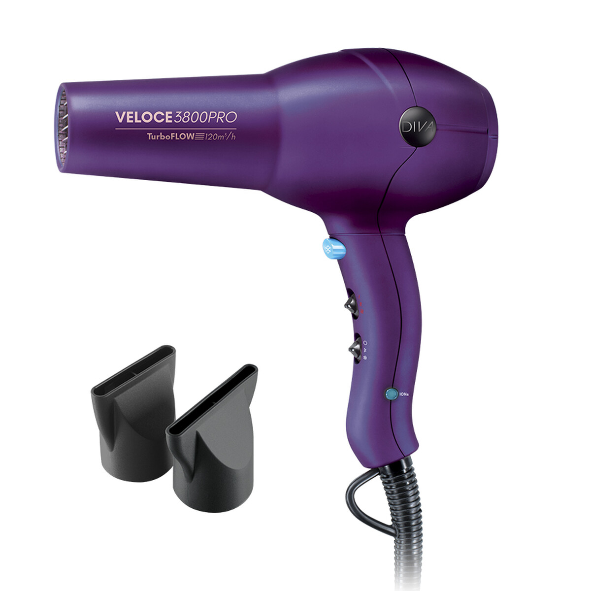 Diva Pro Styling Veloce 3800 Pro Secador De Cabelo Roxo
