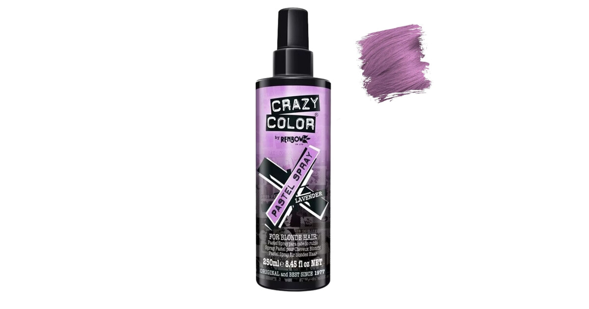 Crazy Color Pastel Spray Temporary Color Lavender - 250Ml